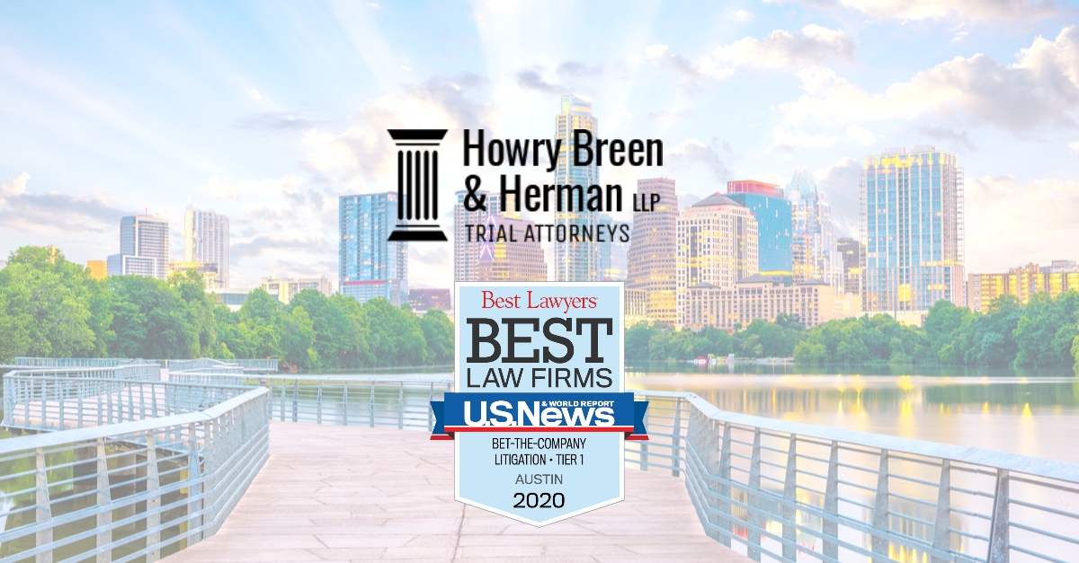Howry, Breen & Herman, LLP is a “Best Law Firms” Winner